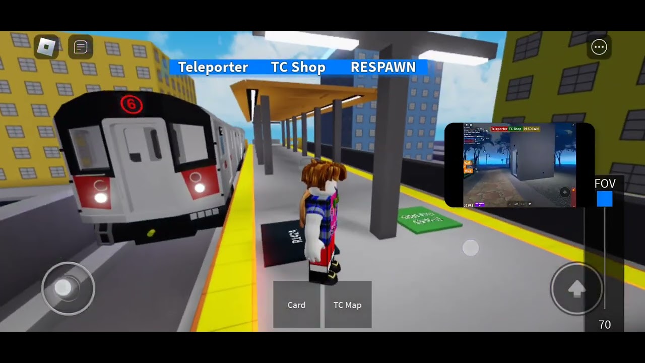 Roblox R142A 6 Transit city 3 New York kids - YouTube