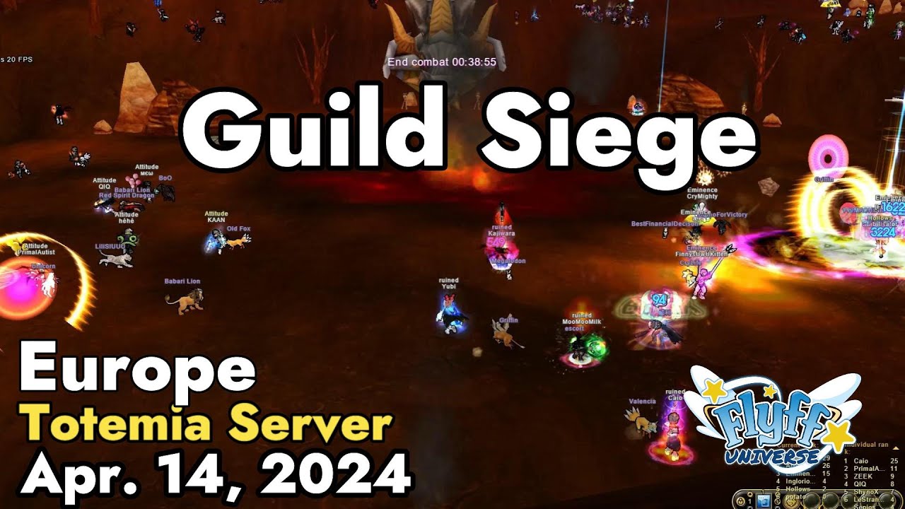 Guild Siege (Totemia) April 14, 2024 | Flyff Universe - YouTube