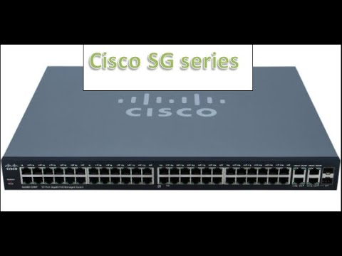 Cisco SG series switch configuration easy way - YouTube