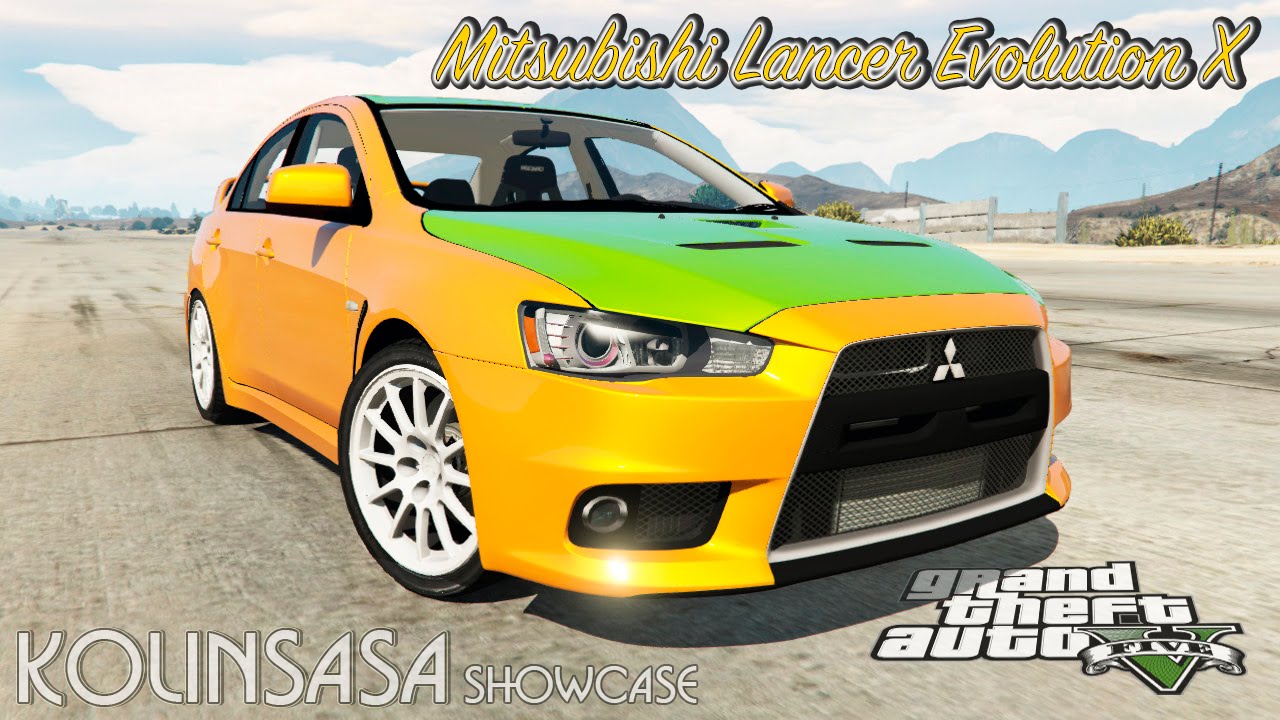 GTA 5 Mitsubishi Lancer Evolution X - YouTube