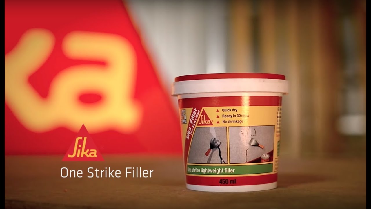 Sika's One Strike Filler - YouTube