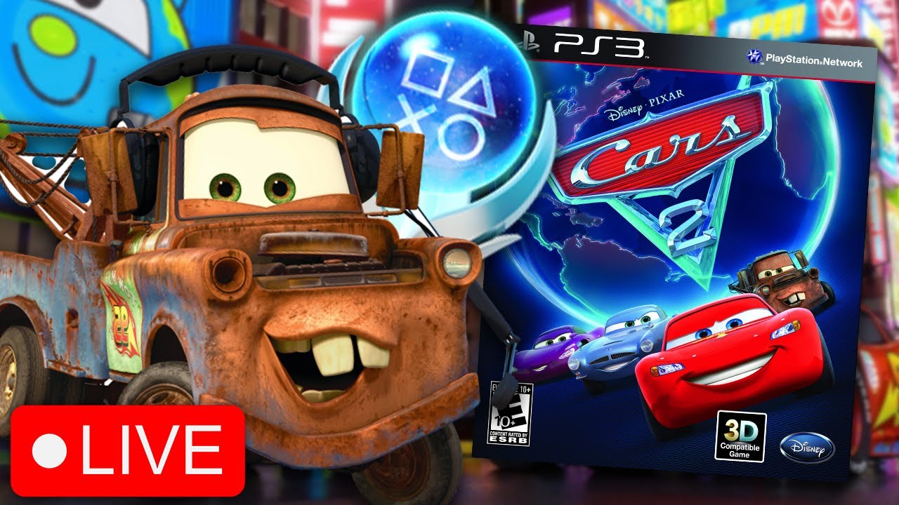 Cars 2: The Video Game Trophy Hunting Stream | Story Mode Complete ...