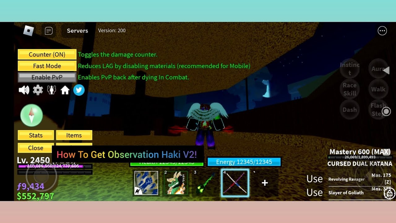 How To Get Observation Haki V2 Full Guide. - YouTube