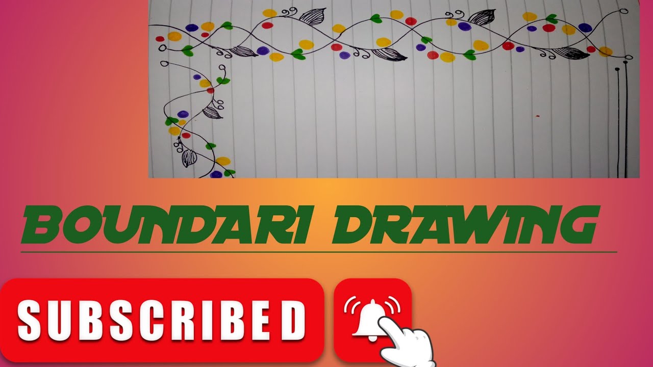 Boundary #simple Drawing ideas 💡 - YouTube