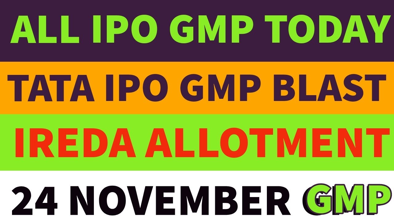 tata technology ipo gmp today|ireda ipo allotment|gandhar ipo gmp|flair ...