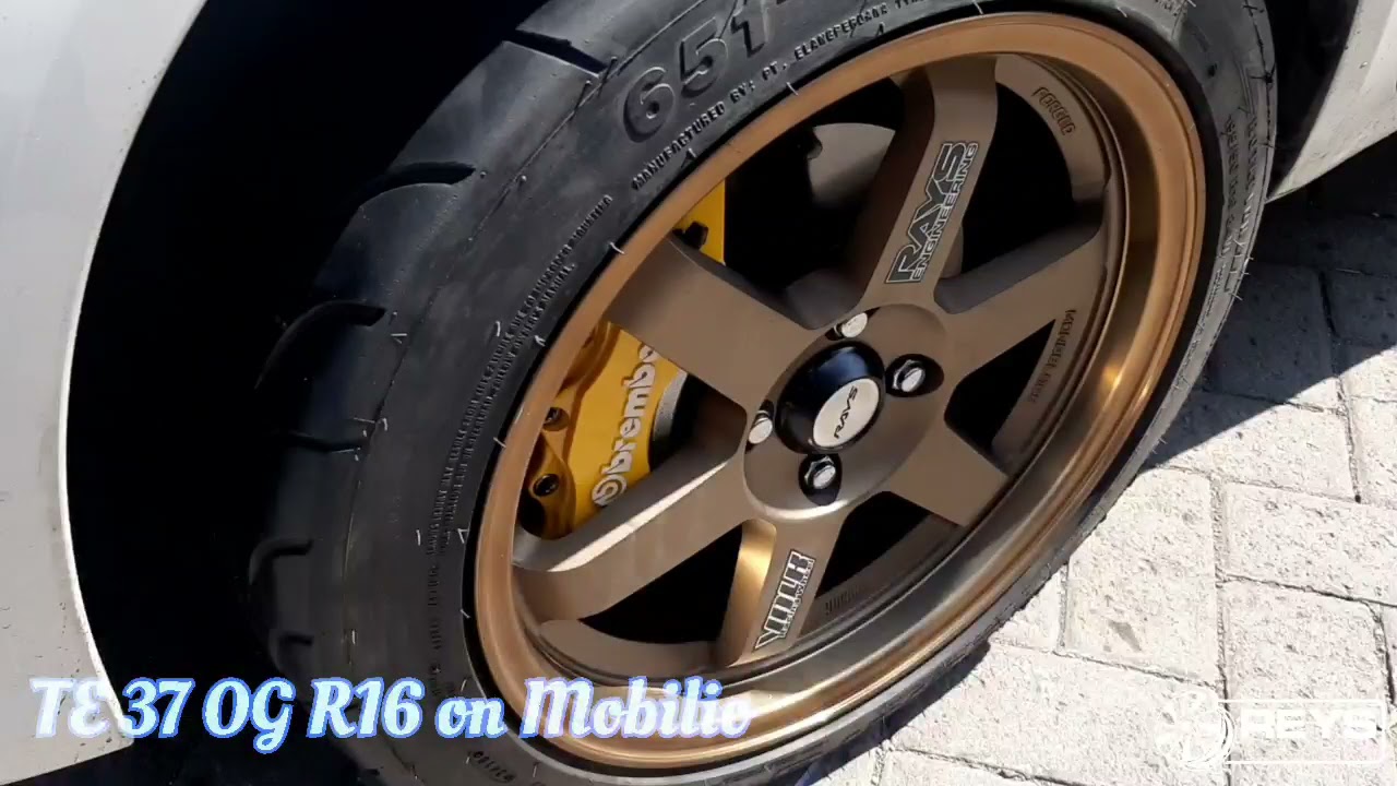 Mobilio pakai Velg TE37 OG R16 Lebar 7 ET 38 - YouTube