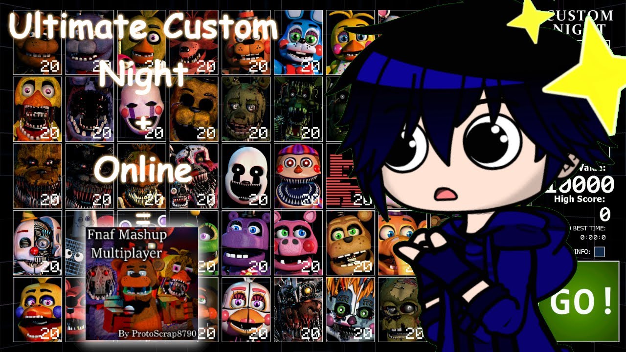 A Ultimate Custom Night Online de Graça no Roblox! FNaF Mashup ...