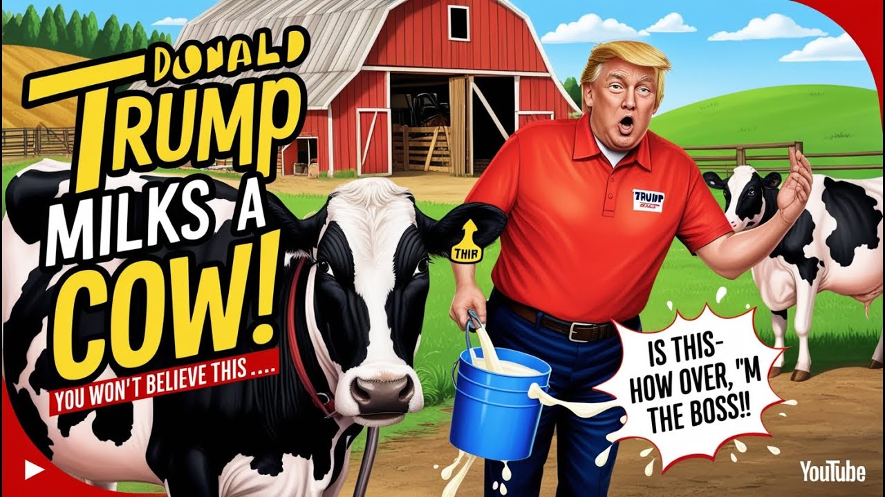 Donald Trump Milking Cow - YouTube
