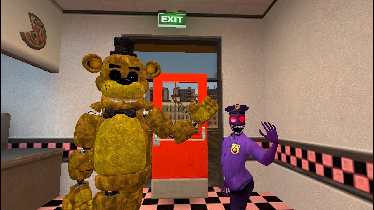 Gmod FNAF Freddy and friends golden Freddy's return - YouTube