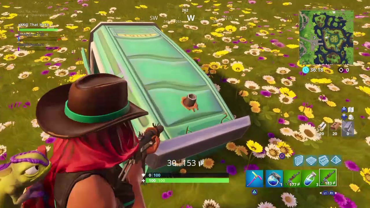 Poop in fortnite - YouTube