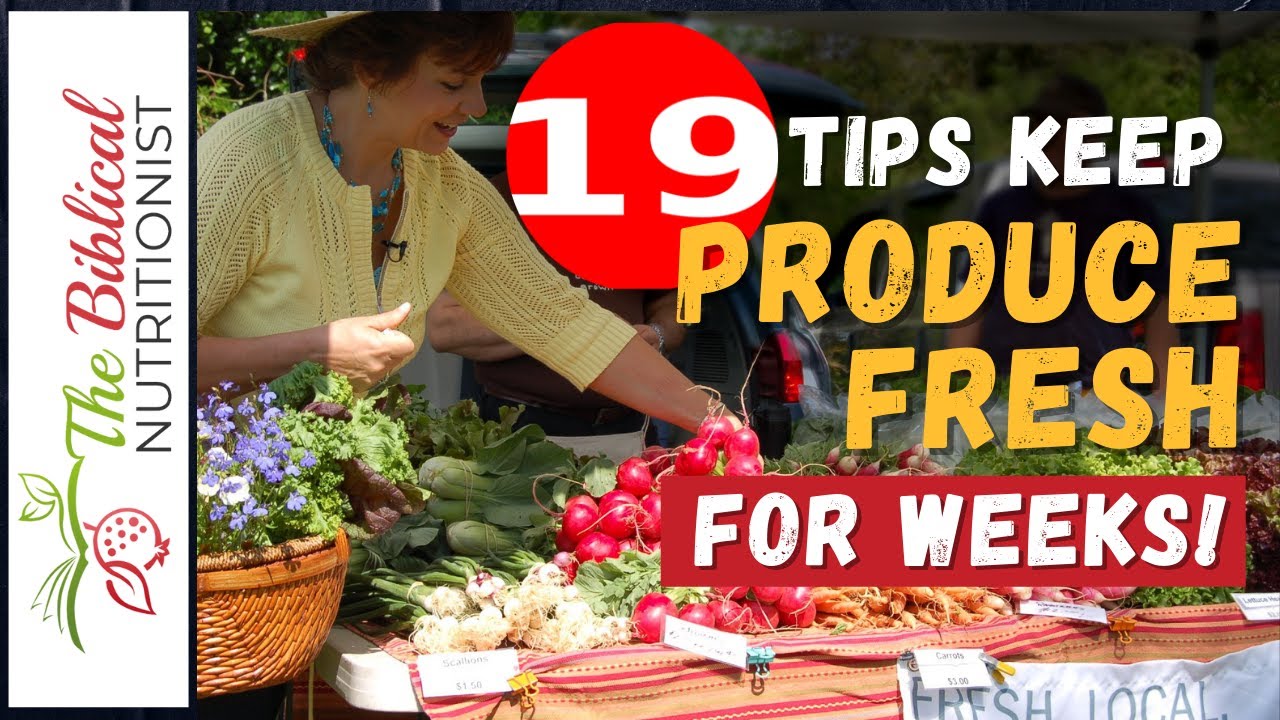 Make Produce Stay Fresh For WEEKS | How To Store Produce Super Tips ...