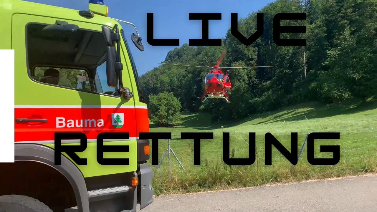 Lebens Rettung Rega Live - Camping Saland - YouTube
