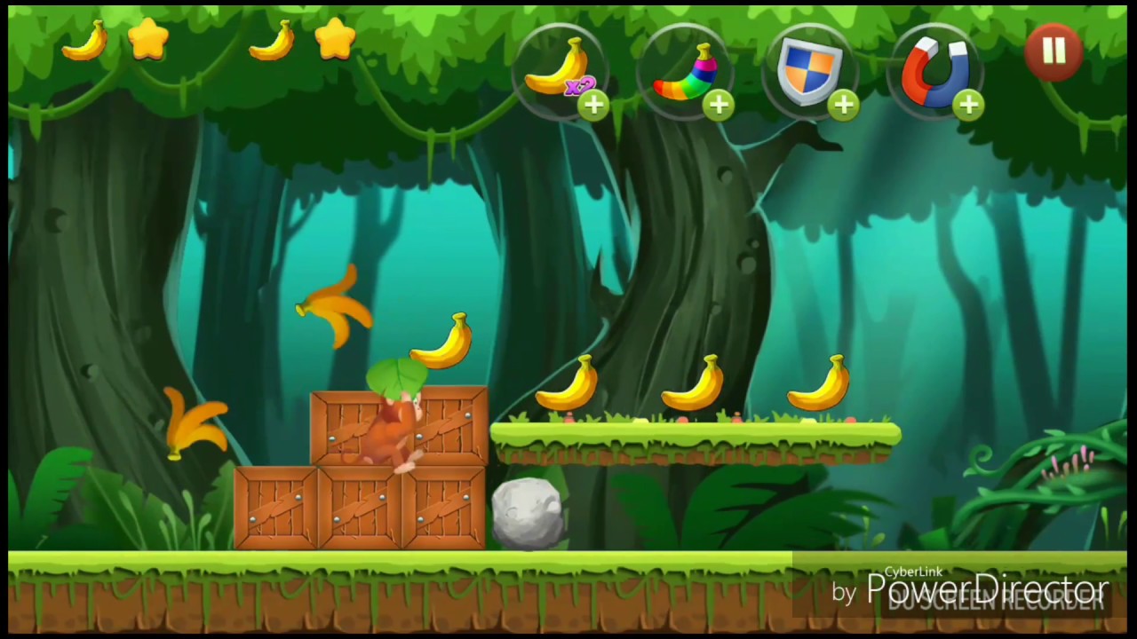 Jungle Monkey Run Level 1 || Android Gameplay for Kids - YouTube