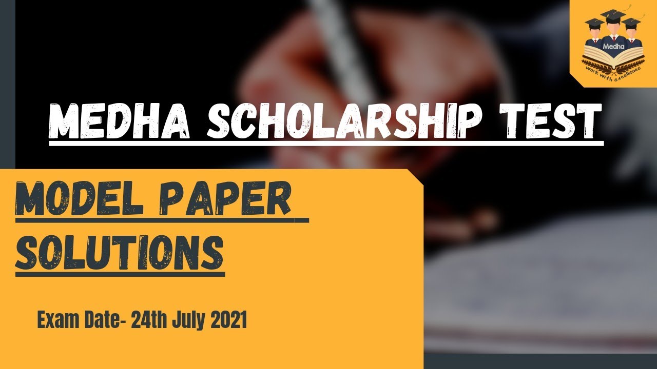 Medha Model Paper Solutions - YouTube