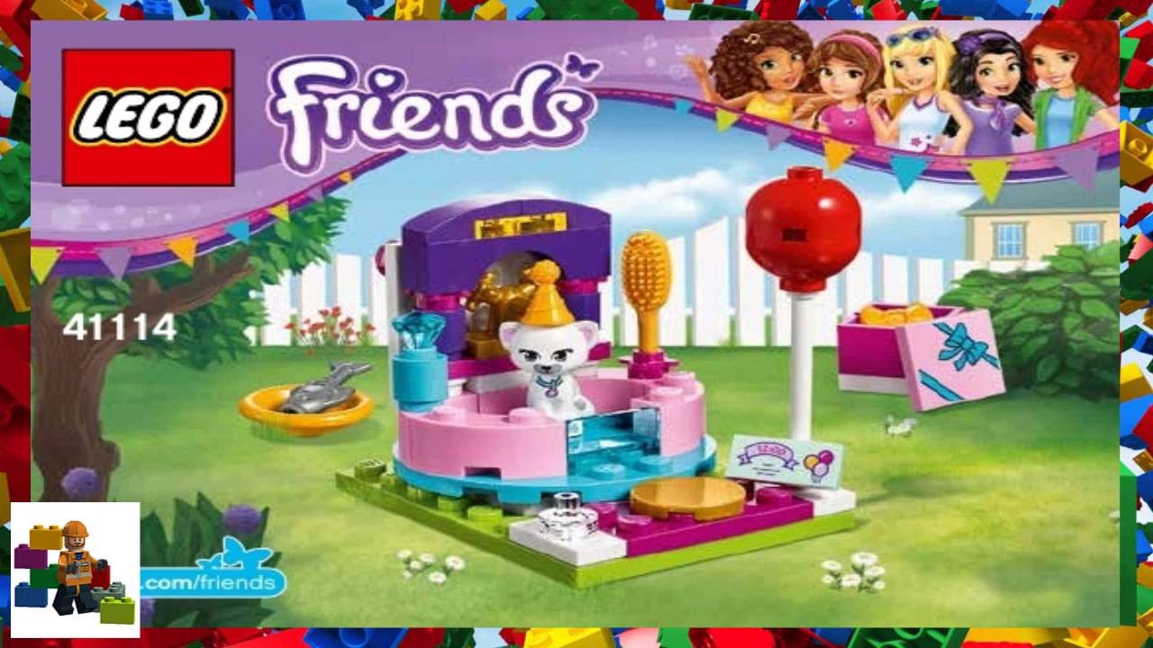 LEGO instructions - LEGO Friends - 41114 Party Styling - YouTube