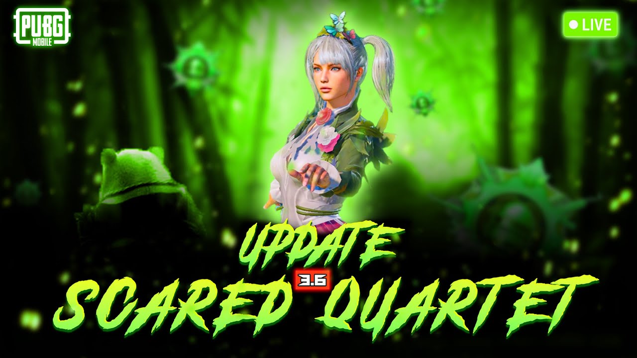 PUBG Mobile 3.6 Scared Quartet Update with 10 KD Live Stream! - YouTube