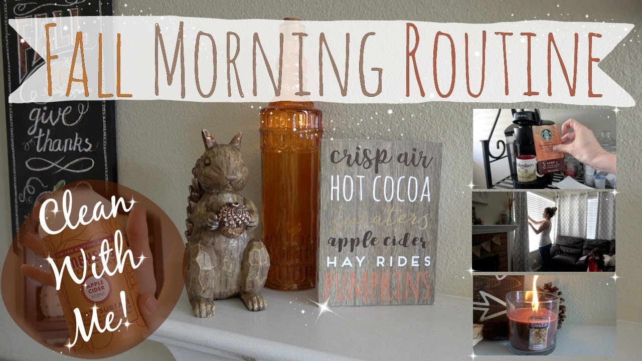 COZY FALL MORNING ROUTINE | TIDY TUESDAY - YouTube