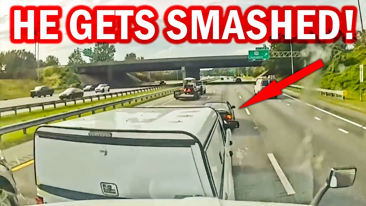 HE BRAKES GETS ABSOLUTELY DESTROYED - YouTube