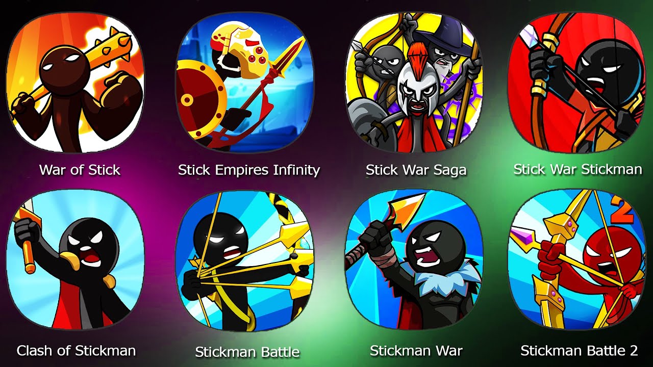 War of Stick,Stick Empires Infinity,Stick War Saga,Stick War Stickman ...