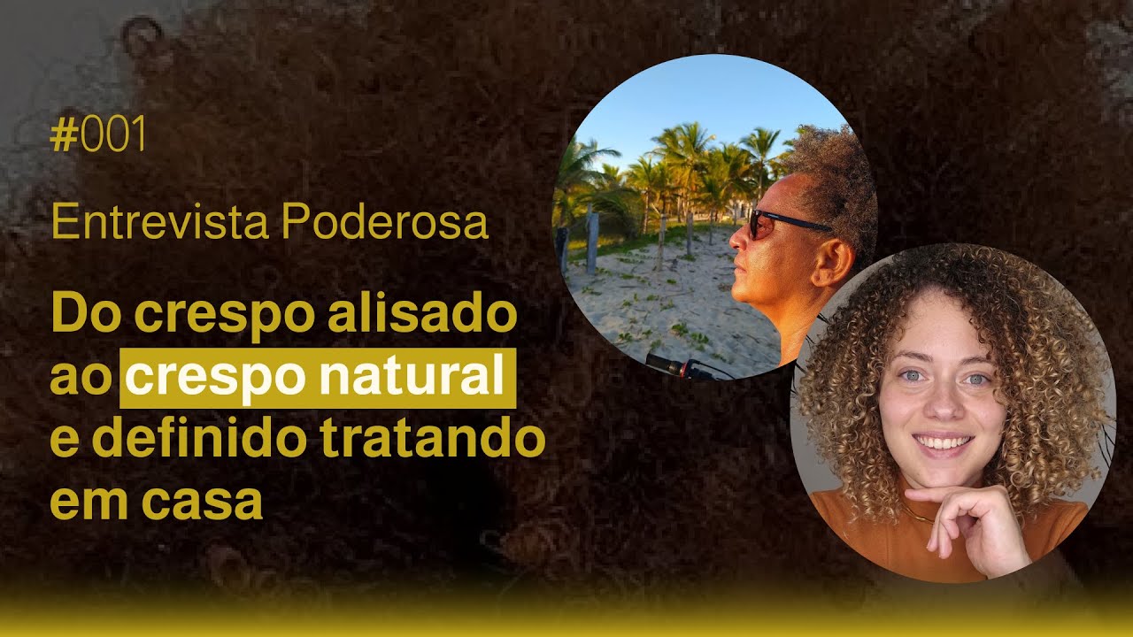 Do crespo alisado ao crespo natural e definido tratando em casa ...