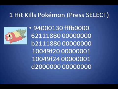 Pokemon Soul Silver Action Replay Codes - YouTube