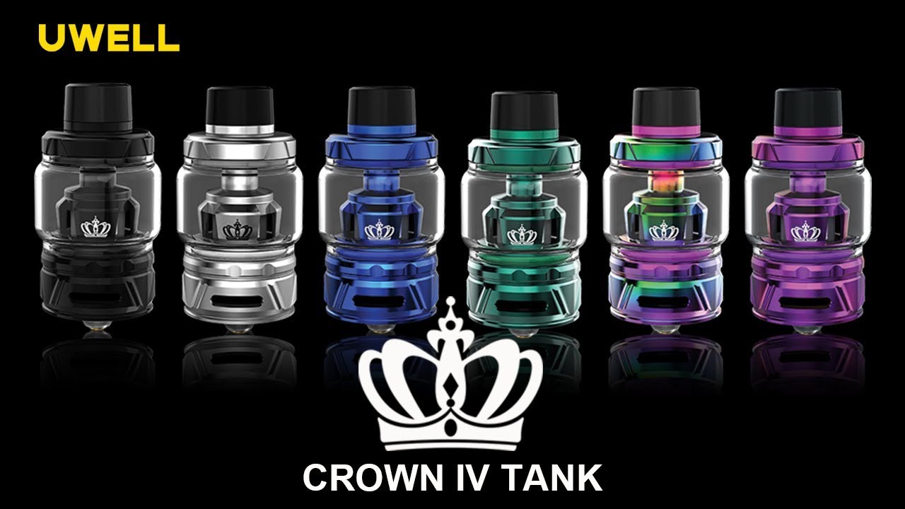 Official UWELL Crown IV (Crown 4) Tank for Vape Box Mods - YouTube