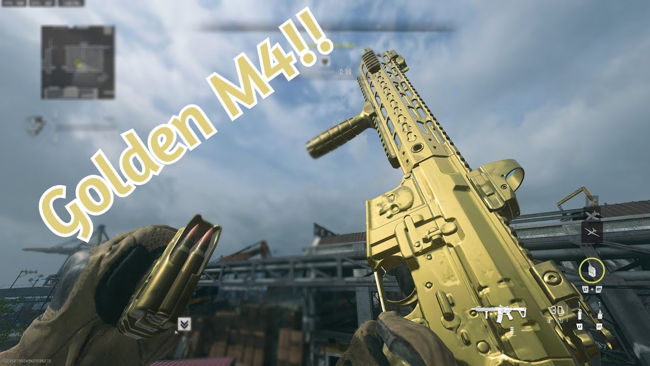 The Entire M4 Tree Gold Day 1 - MWII - YouTube