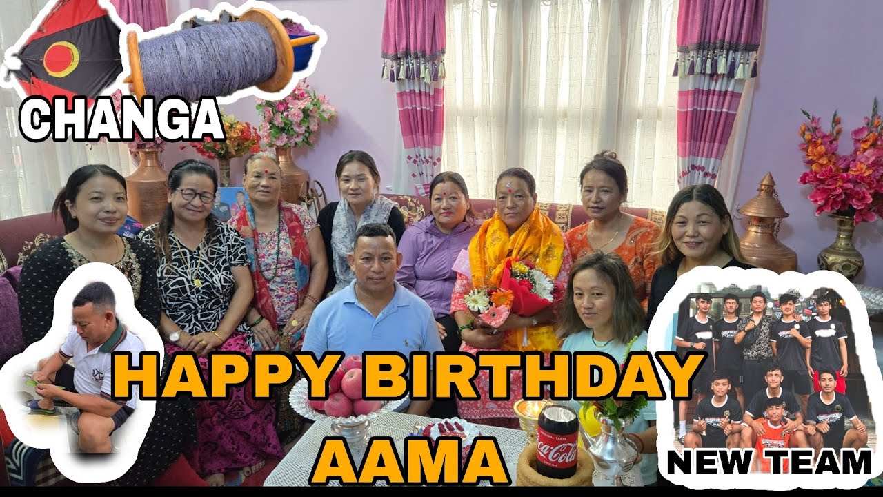 AAMA KO BIRTHDAY || BEHIND-BARS_fc || CHANGA IN DASHAIN || DRAGON FRUIT ...