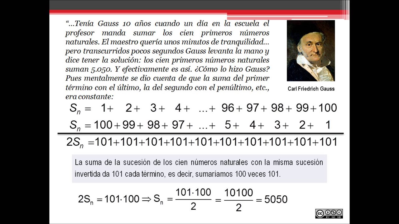 Progresión Aritmética. Suma de términos. Teoría - YouTube