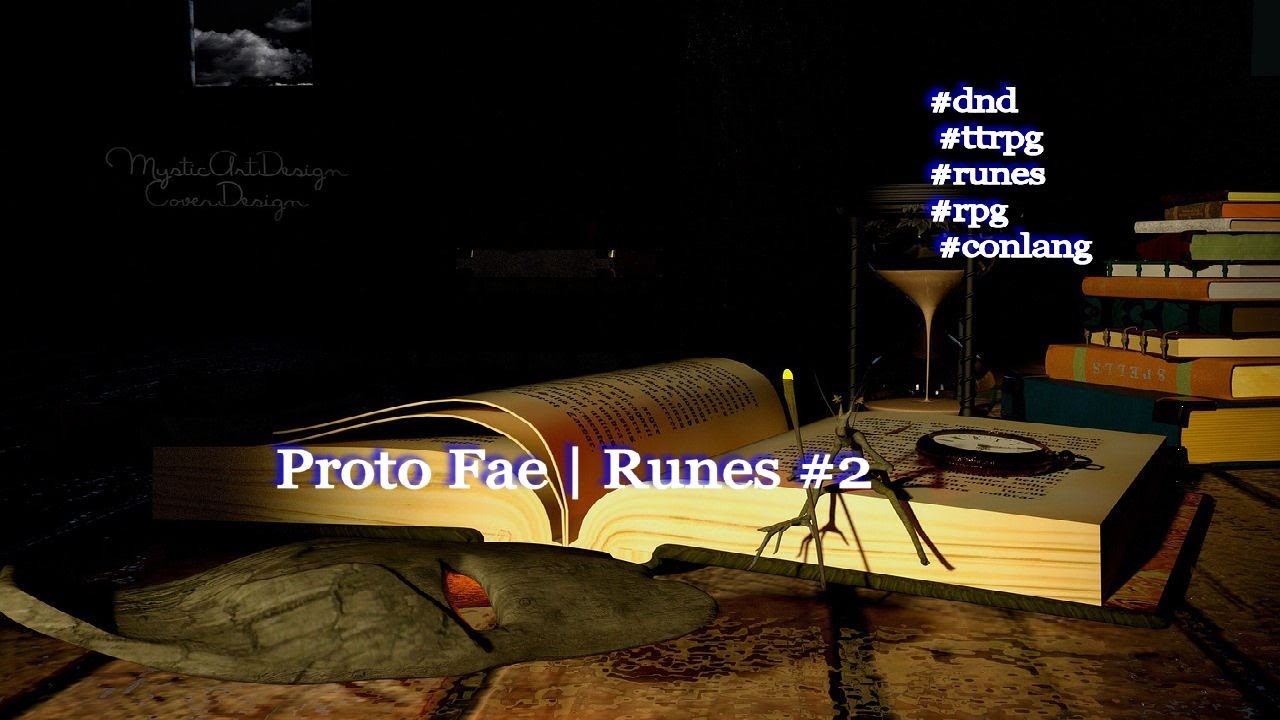 Proto Fae | Runes 2 writing, glyphs , building my lexicon. - YouTube