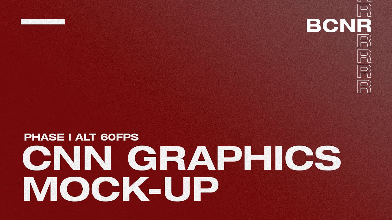 CNN Lower Thirds Mock-Up [ Phase I ALT ] WIP - YouTube