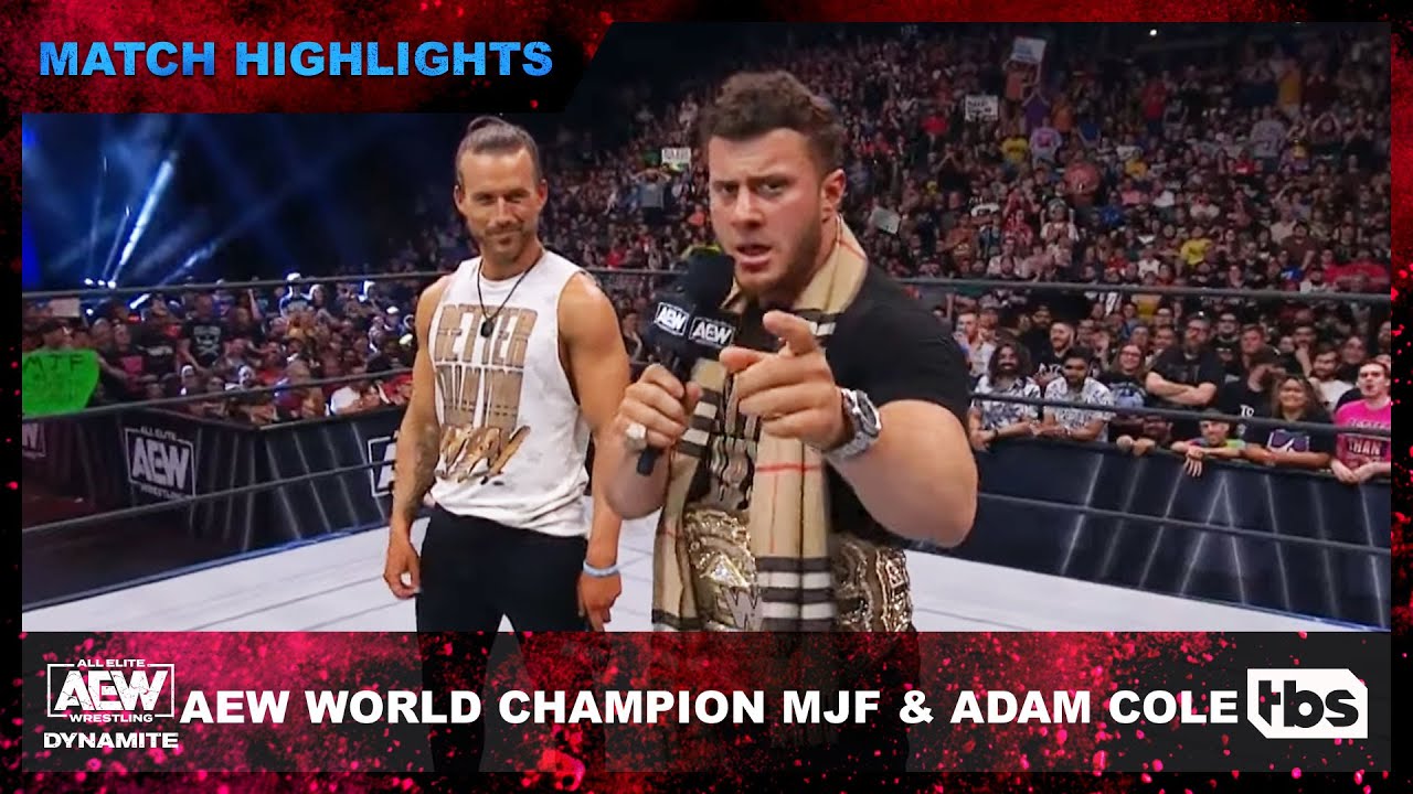 MJF And Adam Cole Look To Make More History At All In | AEW Dynamite ...