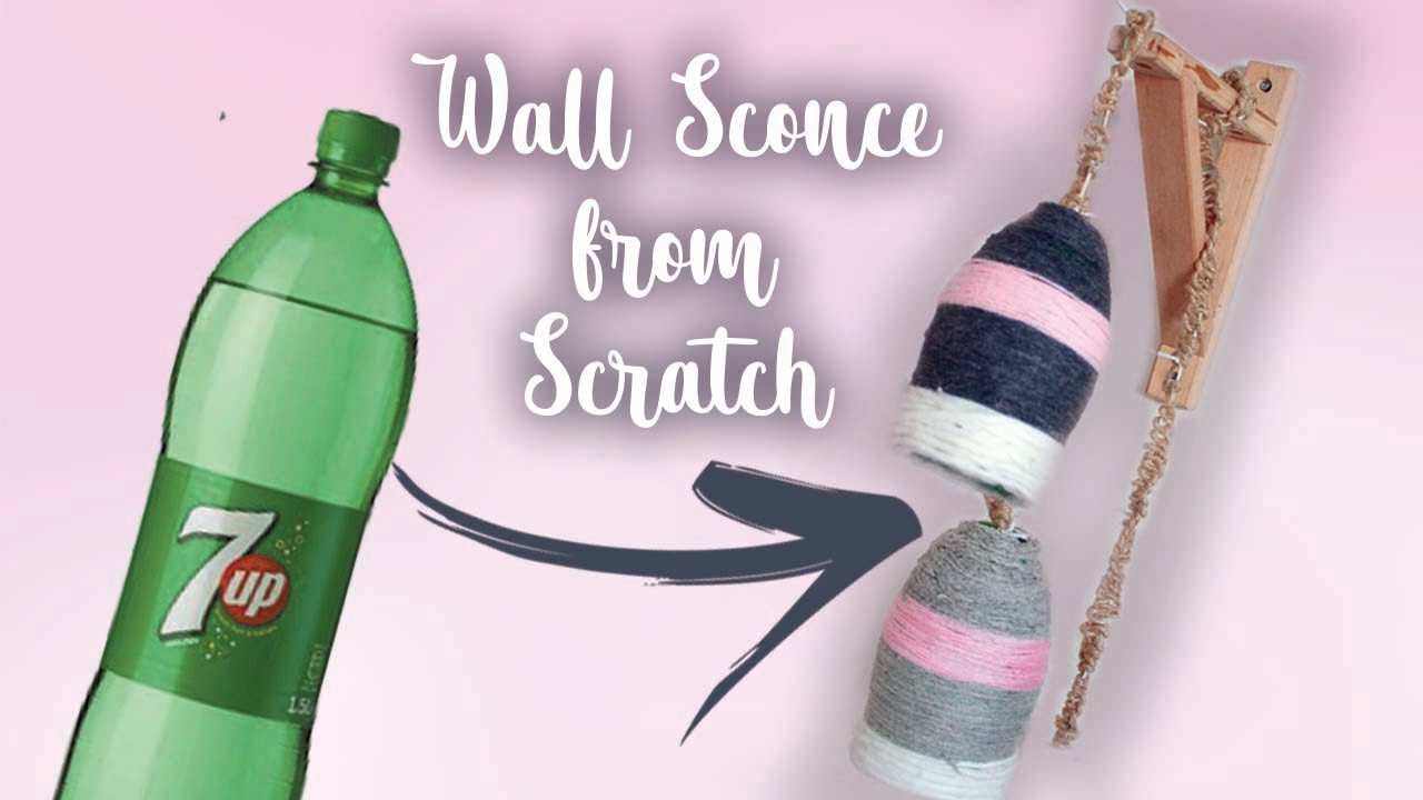 HOW TO MAKE A WALL SCONCE / LAMP FROM SCRATCH - YouTube