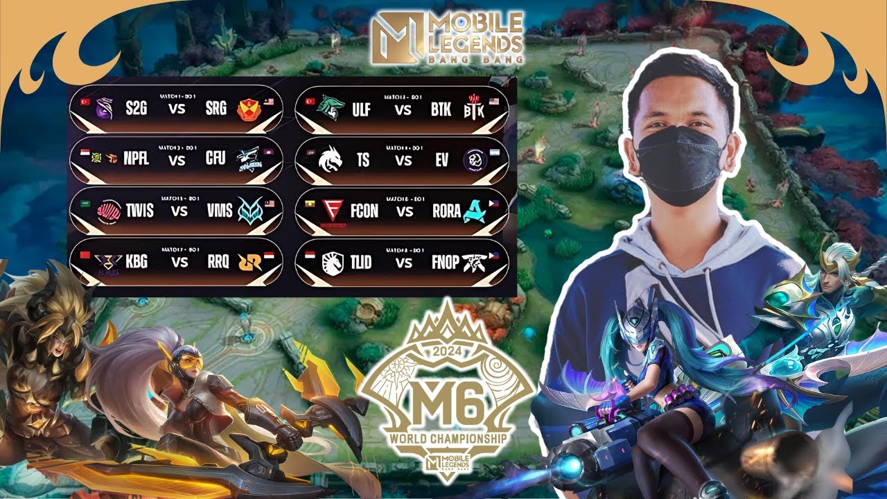 NOBAR | Kejohanan Dunia MLBB M6 | Hari 1 _ Mobile Legends: Bang Bang ...