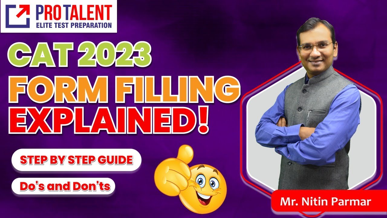 CAT 2023 Form Filling and Registration Guidelines | Expert Advice by Mr ...