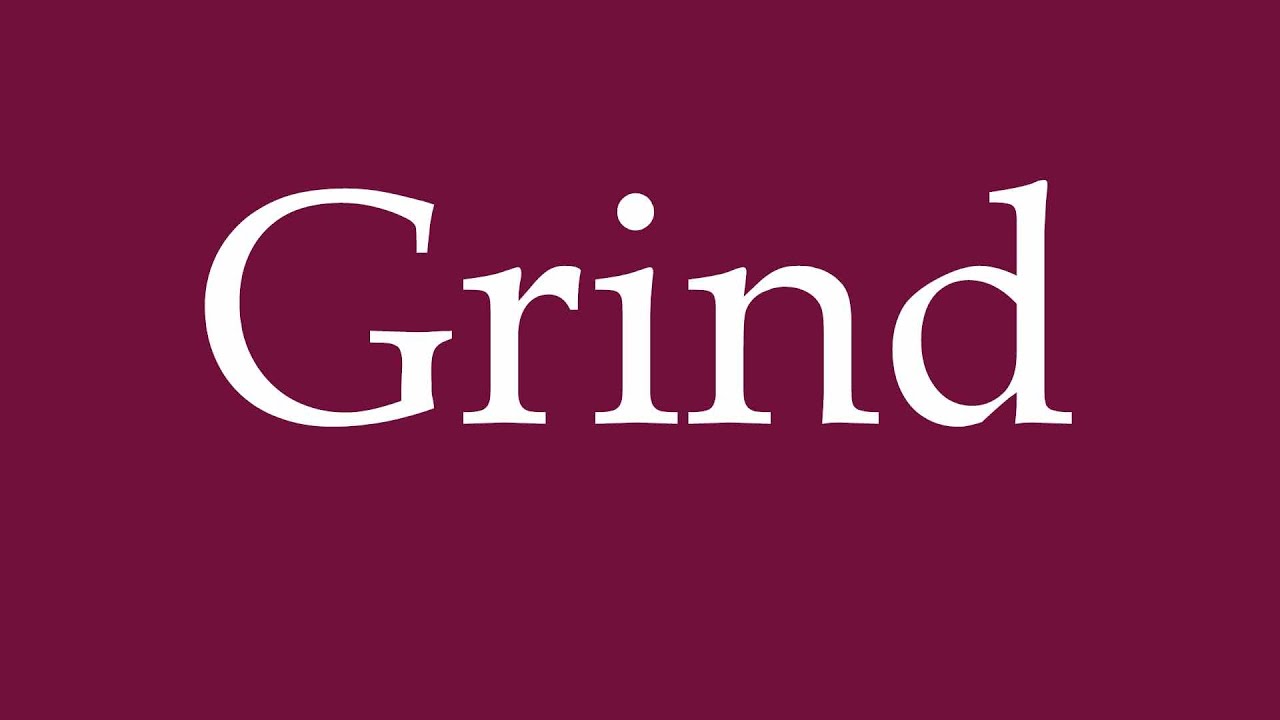 How to Pronounce ''Grind'' (Scab) Correctly in German - YouTube