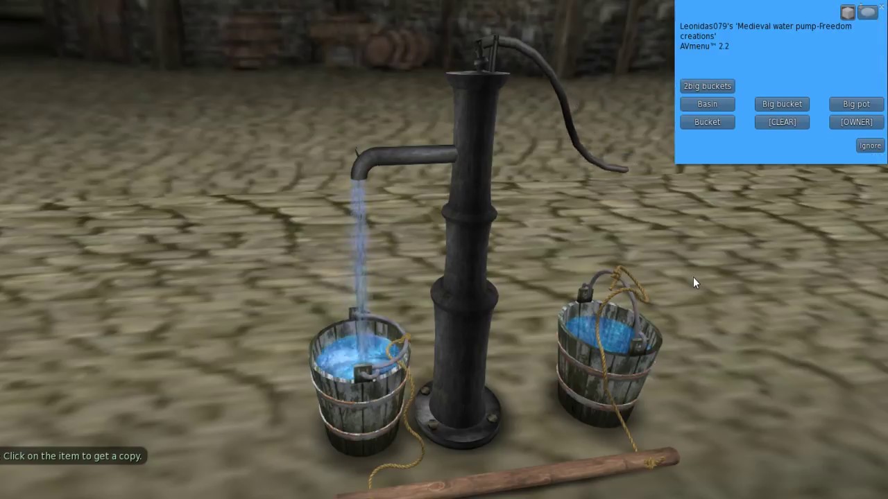Medieval water pump-Freedom creations - YouTube
