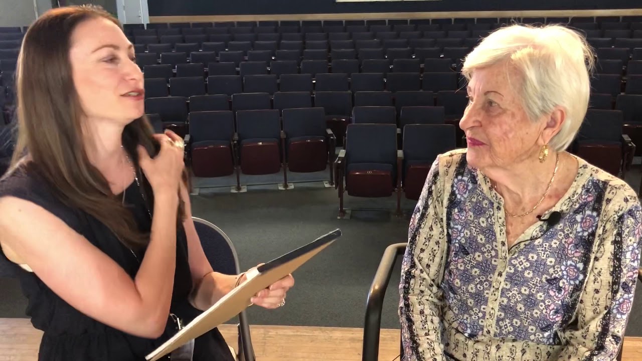 Interview with Rose Schindler, Holocaust Survivor at Ramona High School ...