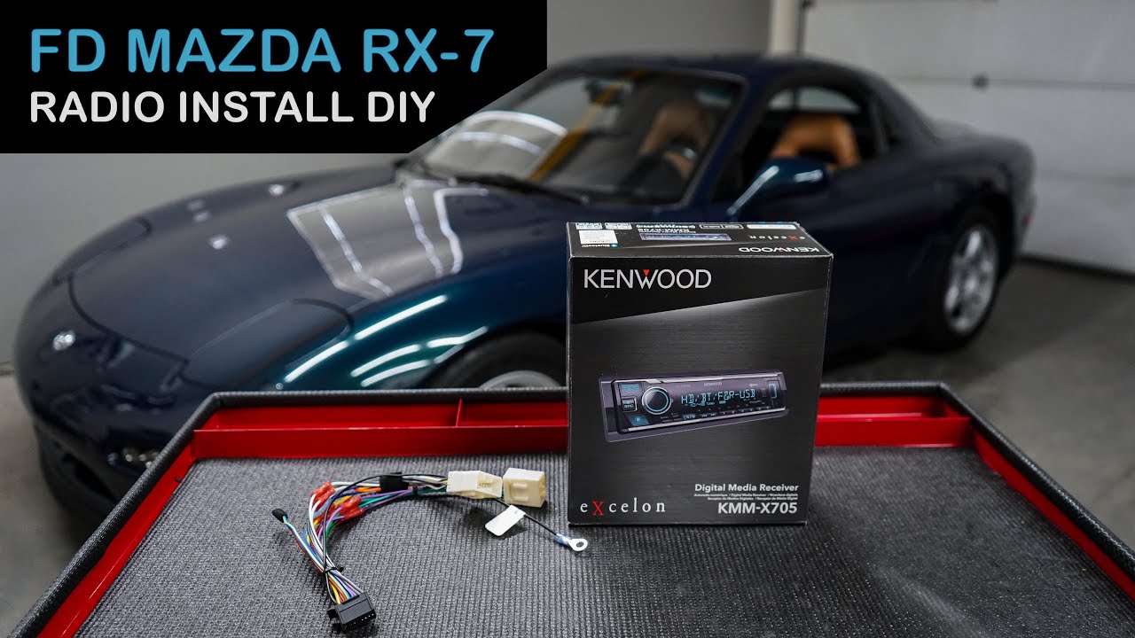FD Mazda RX-7 Radio Installation DIY - YouTube
