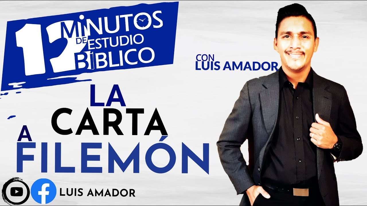 La carta a Filemón - 12 Minutos de estudio bíblico - YouTube