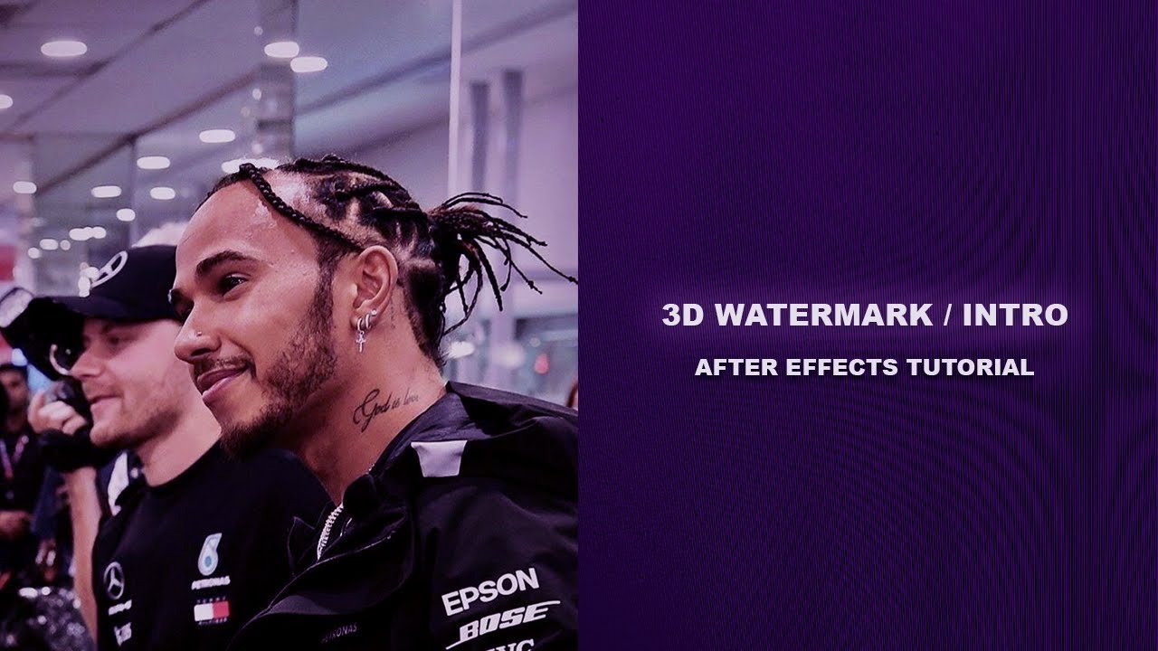 3d watermark/intro | after effects tutorial - YouTube