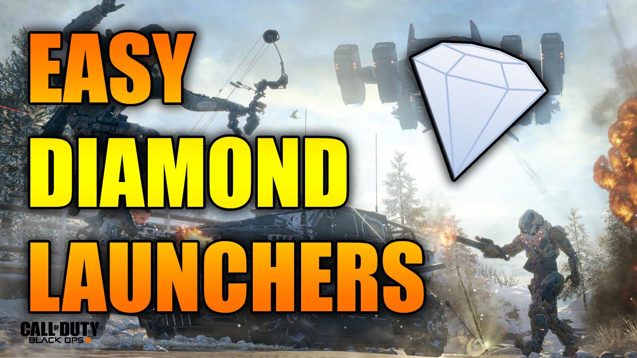BO3 - EASY DIAMOND LAUNCHERS CAMO!!! - YouTube
