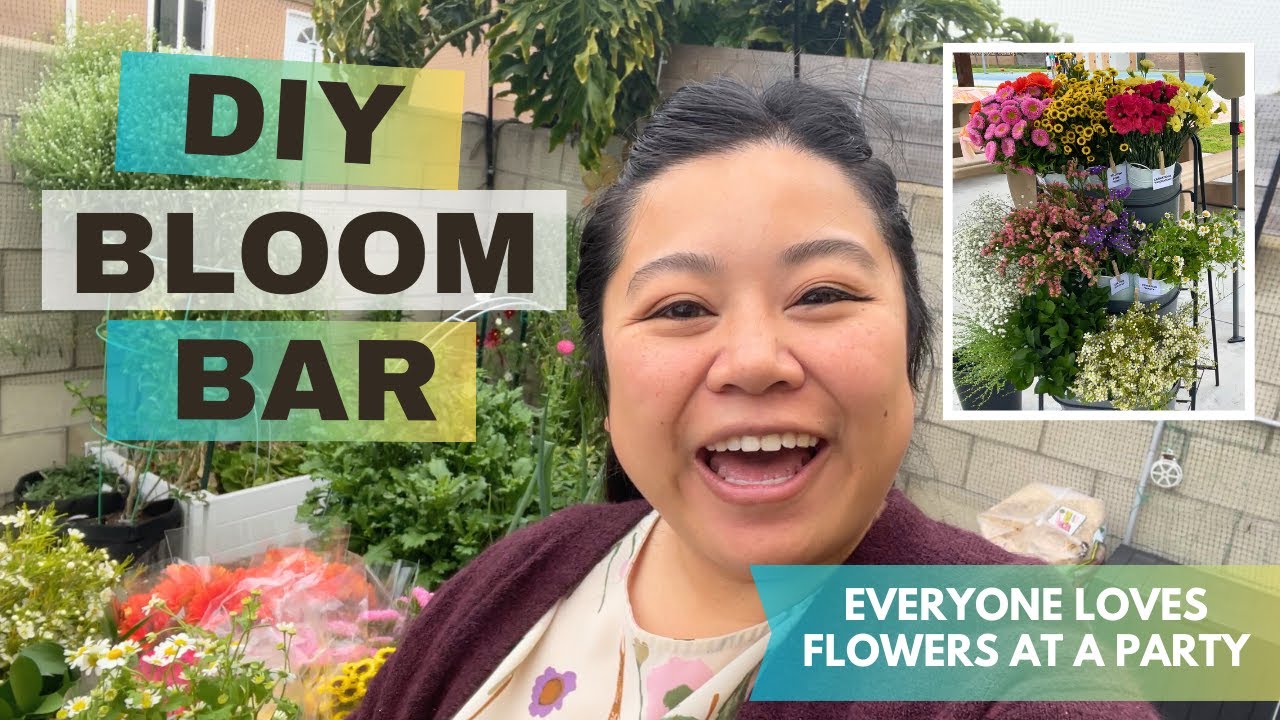 DIY 💐 Bouquet Bloom Bar | Flower Patch Blooms - YouTube