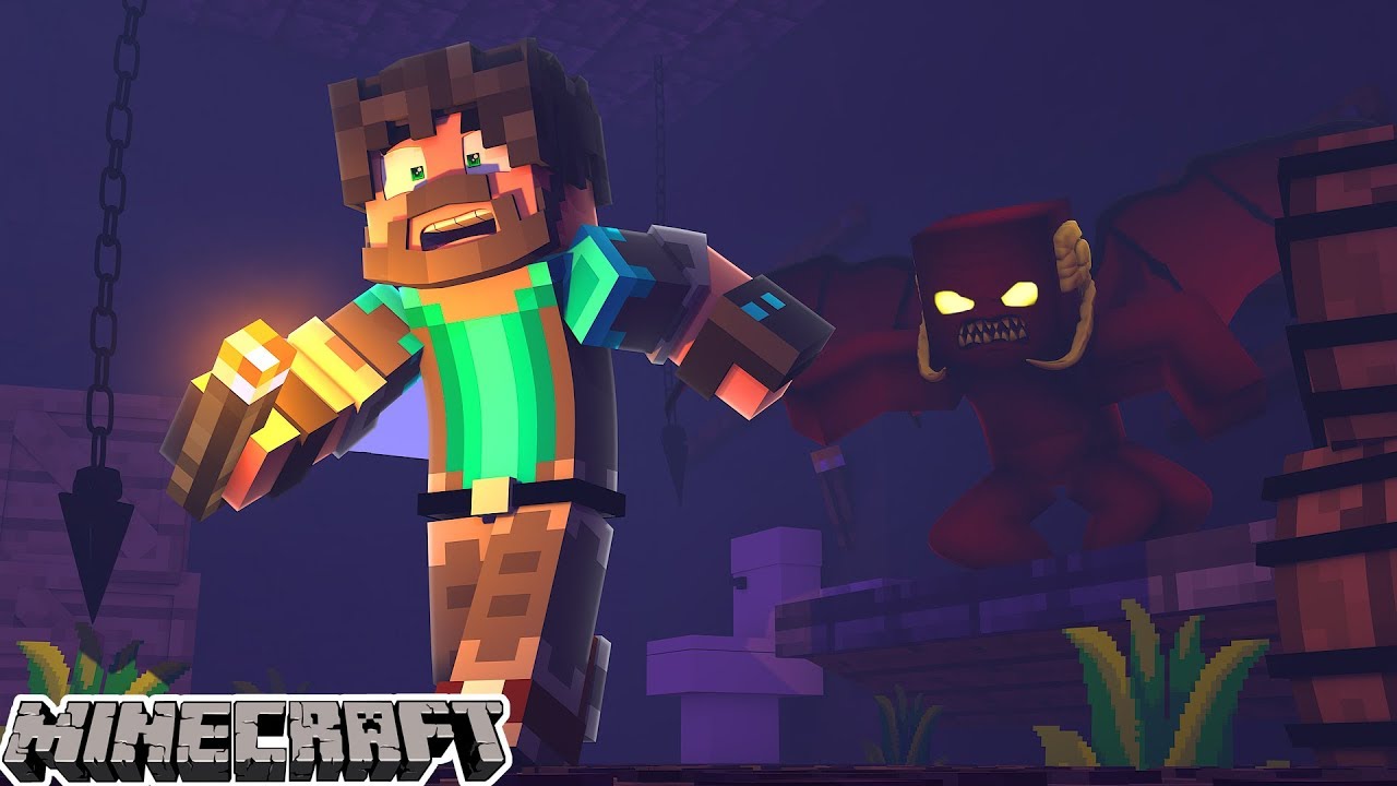 LOCKED IN A HAUNTED PRISON IN MINECRAFT! - YouTube