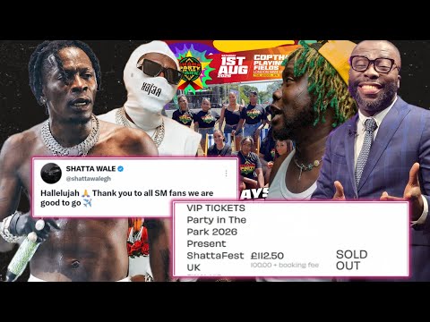 ShattaFestUk🇬🇧Ticket SoldOut.Sm Making History inLondon🇬🇧100k fans pullingUp.Listen2wht demedia sayn