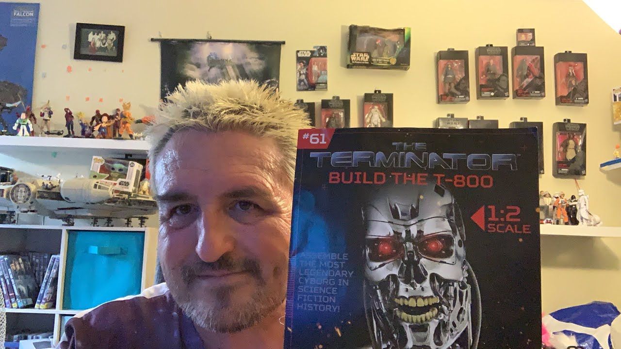 man cave toy figure reviews and r2d2 builds terminator builds - YouTube