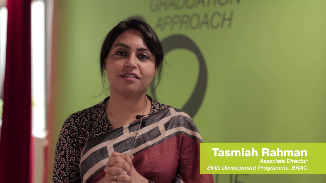 Reflections from Tasmiah Rahman at 20 years of the Graduation approach celebration | BRAC - YouTube