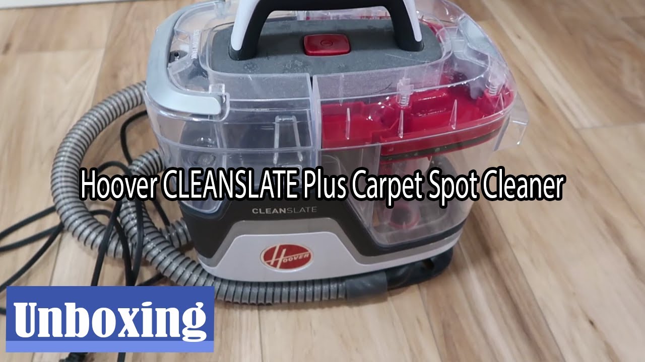 Hoover CleanSlate Plus Portable Carpet & Upholstery Spot Cleaner Review ...