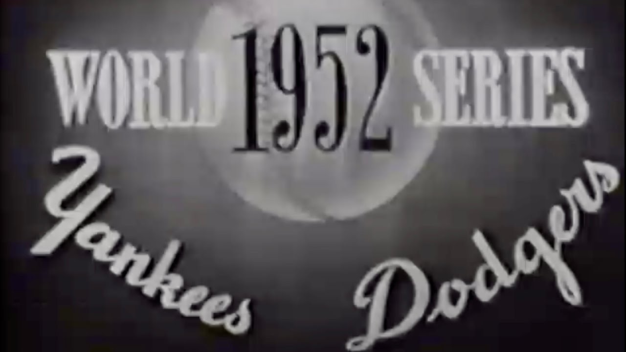 1952 | New York Yankees vs Brooklyn Dodgers | MLB World Series ...