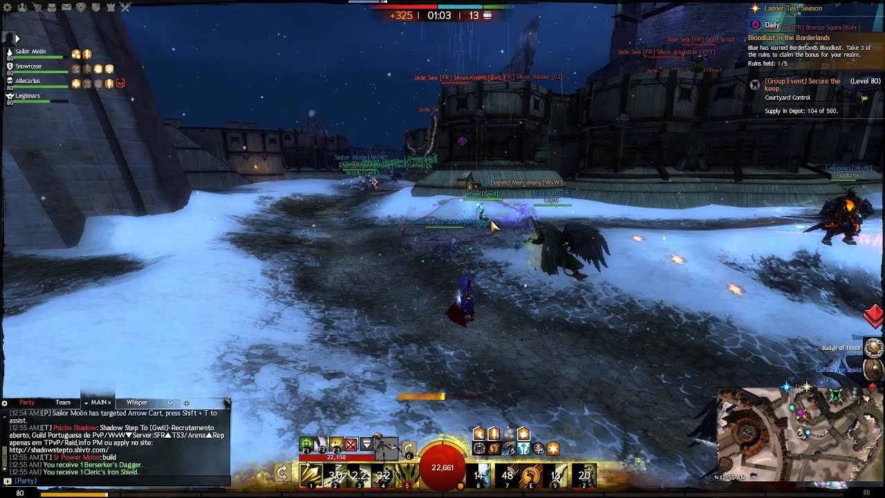 Guild Wars 2 [WvW] Roaming group with our friend Allecarius, just ...